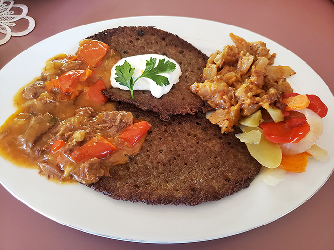 This isn't just goulash, it's a flavor explosion that'll make your taste buds do the polka. Grab a spoon and dive in!