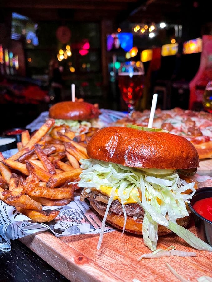 Burgers that could make the Wimpy Kid grow up fast. These hand-held flavor bombs are what fast food dreams of becoming.