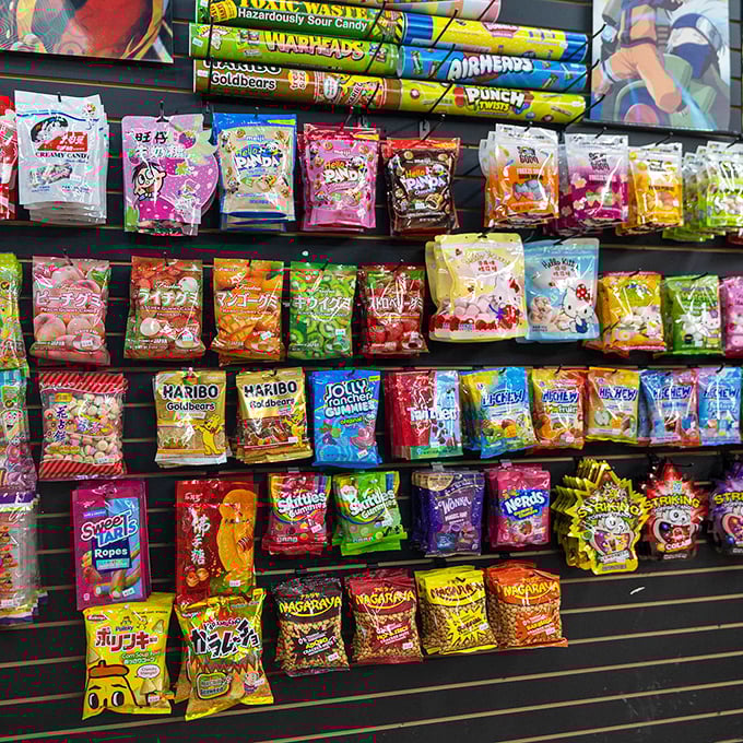 Sweet dreams are made of these! This candy cornucopia is a sugar rush waiting to happen, with flavors from familiar to fantastically foreign.