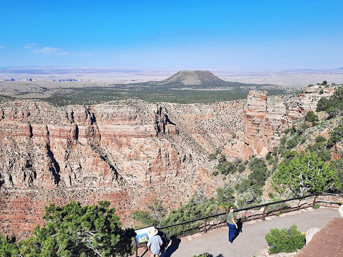 Layer upon layer of Earth's history, served up with a side of humility. The Grand Canyon: nature's ultimate all-you-can-see buffet.