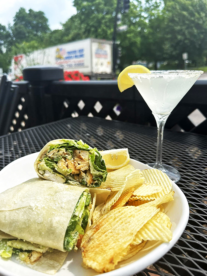 The Chicken Caesar wrap: Julius himself would salute this handheld homage to Rome. Et tu, delicious?