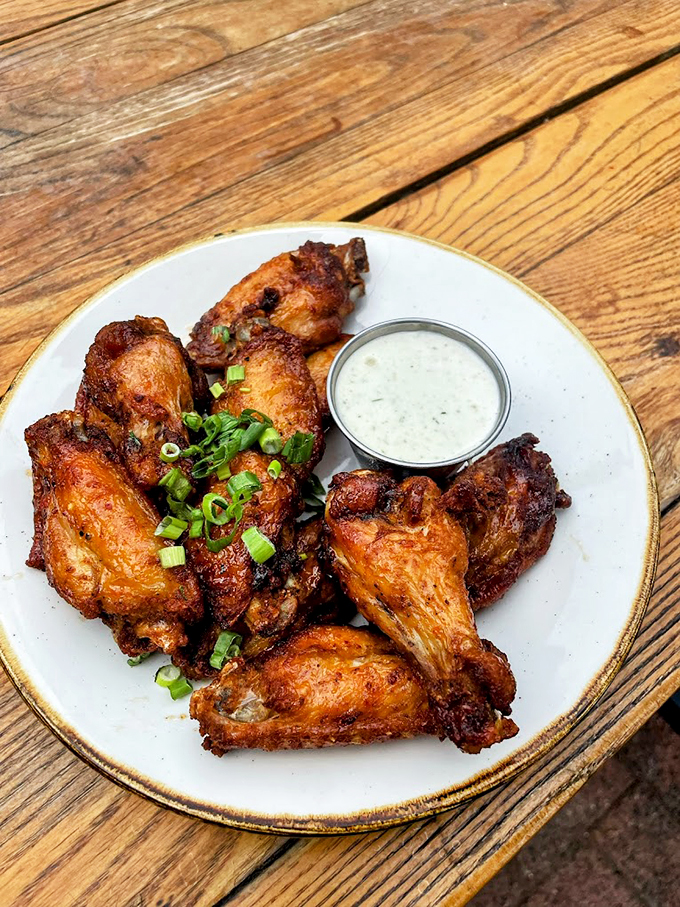 These wings aren't just crispy, they're the kind of crispy that makes other wings jealous.