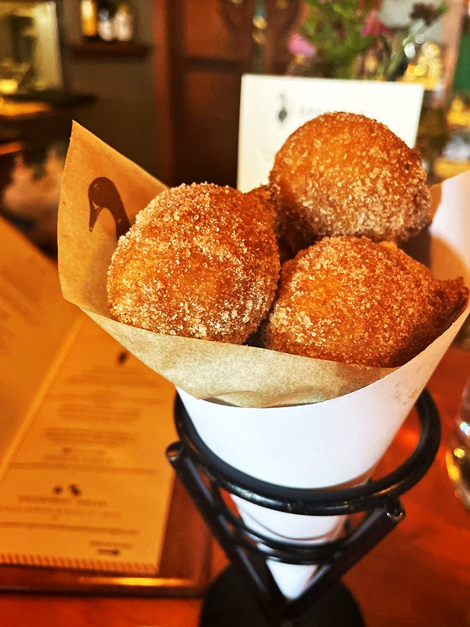 Sugar-dusted spheres of joy that prove sometimes the best things in life come in small, sweet packages.