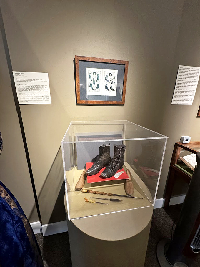 These Victorian boots weren't made for walking - they were made for making a statement.