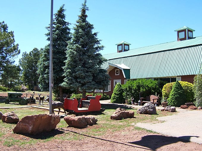 Welcome to deer paradise! This charming entrance invites you to leave your worries behind and embrace your inner Bambi.