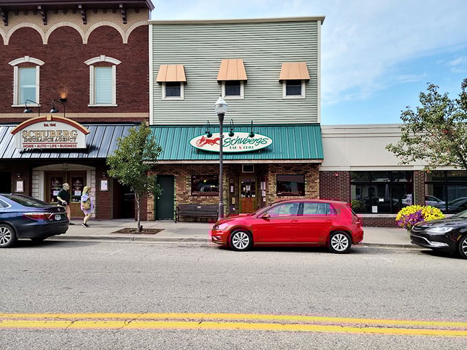 Downtown Big Rapids wouldn't be the same without this brick-faced beacon of good eating.