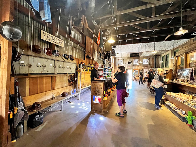 Souvenir central: Where you can mine for memories and dig up some truly rock-solid gifts. Warning: Pun-induced groans may occur.