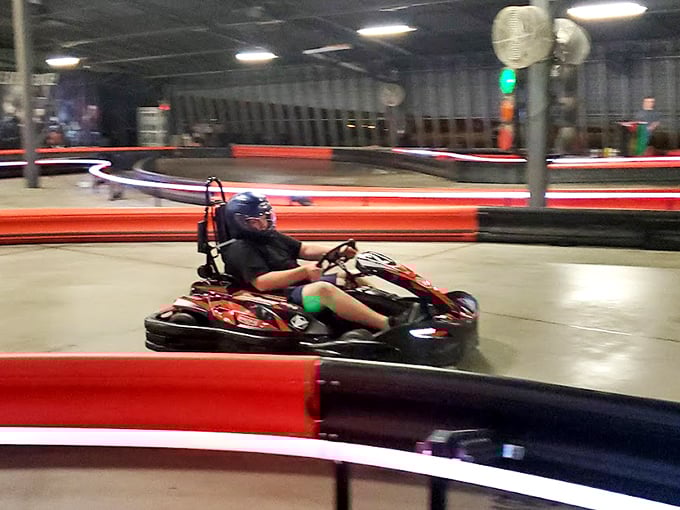Strap in and hold on tight! This go-kart's about to take you on a ride smoother than your favorite oldies station.