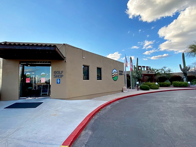 The golf shop: where dreams of a better game come to life. Just don't blame the clubs when your swing goes sideways!