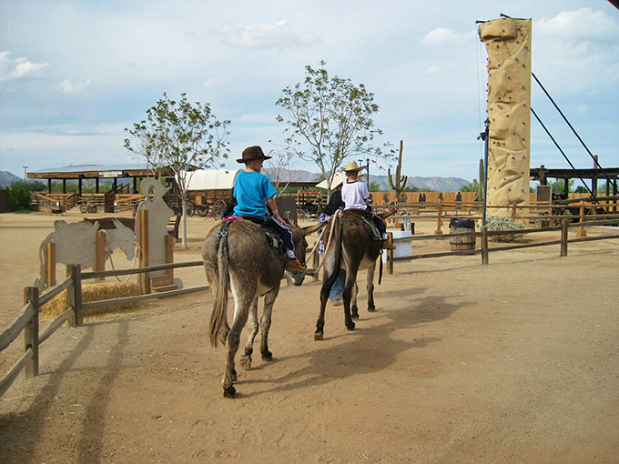 Giddy-up, partners! These urban cowboys are living out their Wild West fantasies, one gentle trot at a time.