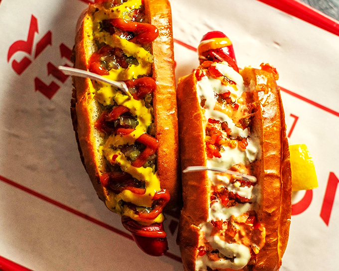These aren't your ballpark dogs &ndash; they're what hot dogs dream of becoming when they grow up.