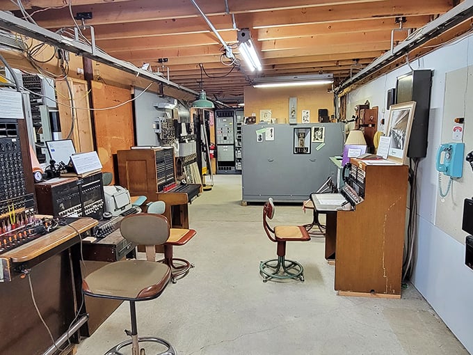 Welcome to the operator's office! Where multitasking was invented and 'Can you hear me now?' was always answered with a smile.