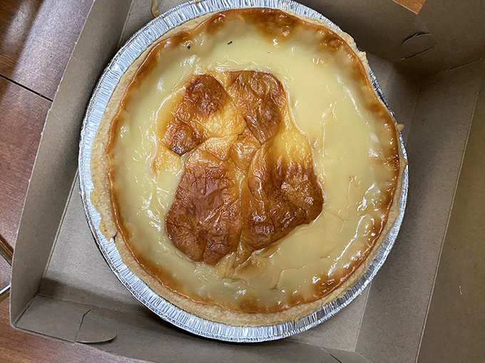 Oh my, oh pie! This old-fashioned cream pie is so picture-perfect, it could make a supermodel jealous. Fork sold separately.