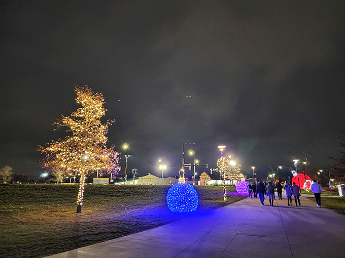 O Tannenbaum, o Tannenbaum! Naperville's outdoor decorations turn the town into a winter playground that would make even Buddy the Elf stop and stare.