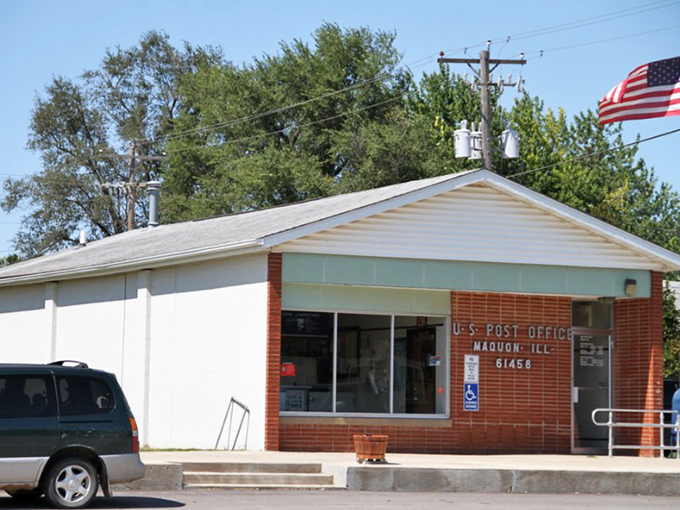 This no-frills post office proves some things never change in small-town America - including friendly postal service.