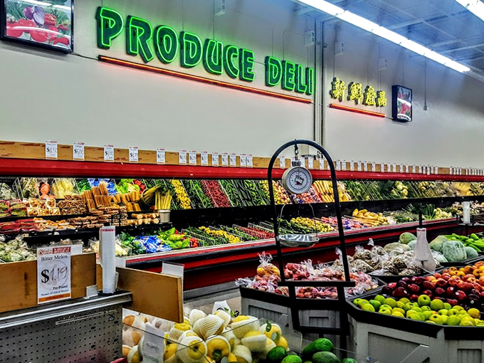 Produce or art exhibit? This deli section is a masterpiece of colors, textures, and flavors that would make Picasso jealous.