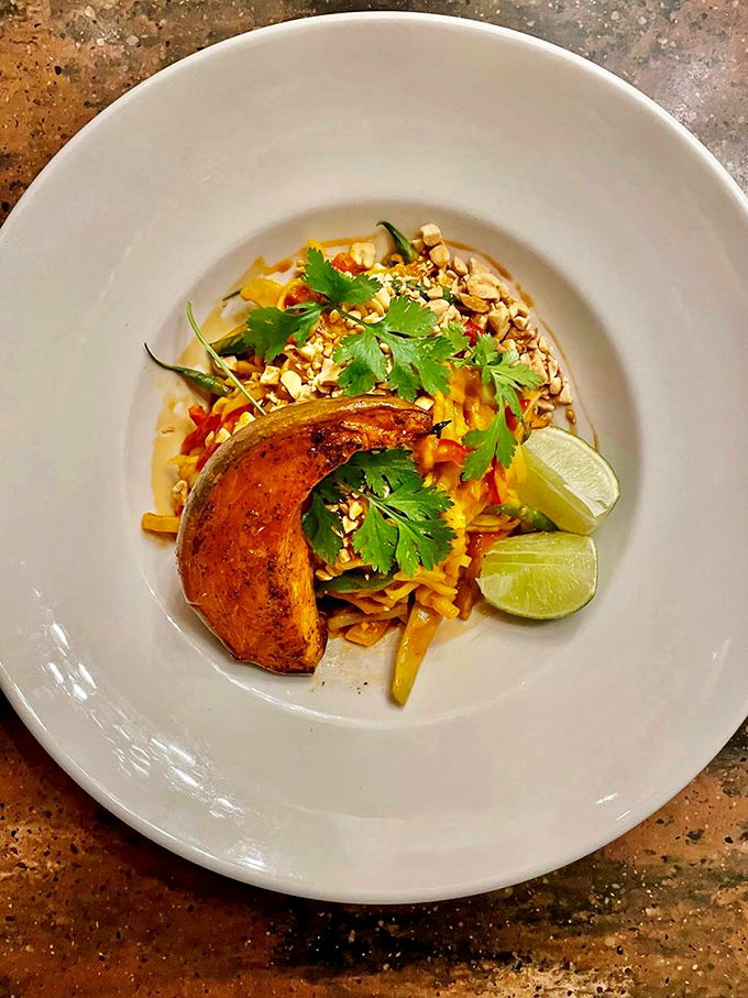 This curry is bringing the heat like a Vermont summer... all two weeks of it! A spicy-sweet symphony in every bite.