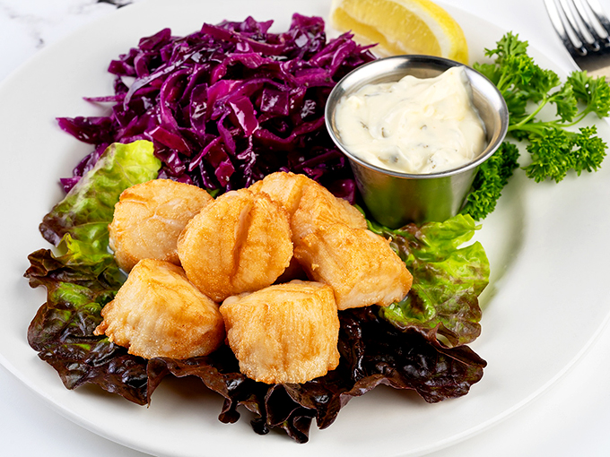A pasta party with some VIP guests! These plump shrimp are living their best life, lounging in a hot tub of deliciousness.