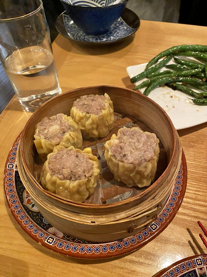 Shu mai that's dressed to impress! These little flavor bombs are ready to explode with deliciousness in your mouth.