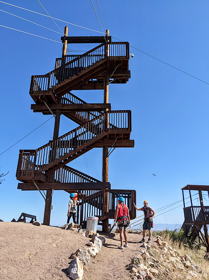Stairway to thrills! This tower isn't just reaching for the sky &ndash; it's inviting you to join it up there. Photo credit: Zsolt Safrany
