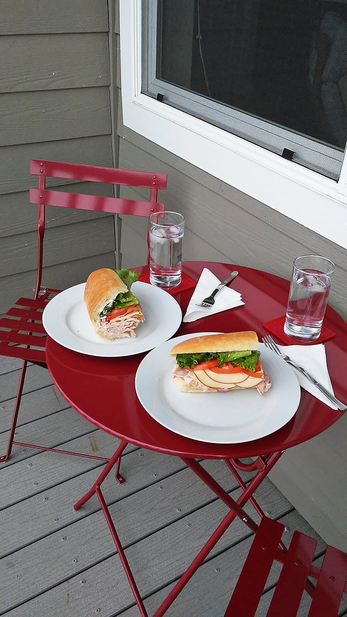 Sub-lime perfection! These sandwiches aren't just lunch; they're edible works of art that would make Michelangelo trade his chisel for a bread knife.