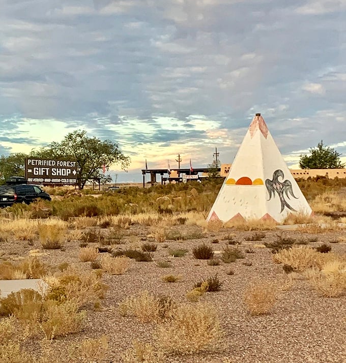 Wigwam with a view! This iconic lodging option proves that sometimes, the quirkiest stays create the most memorable experiences. Photo credit: Vicki S