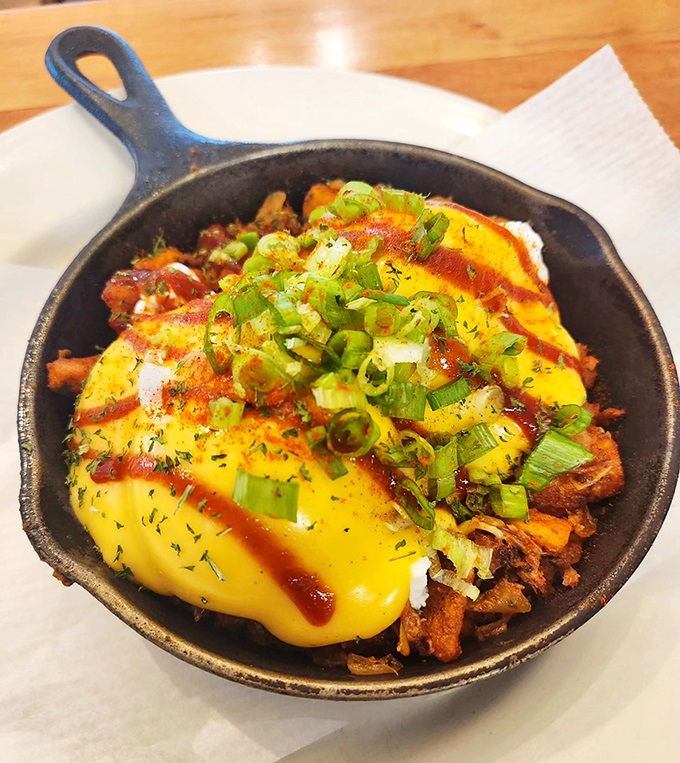 Everything's bigger in Texas, including breakfast! This Smokehouse Benedict brings Lone Star flavor to the Green Mountain State.