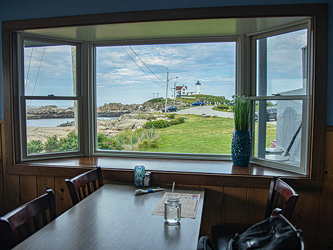 A window to seafood paradise. This view is so captivating, it could make you forget about your meal &ndash; but trust me, you won't.