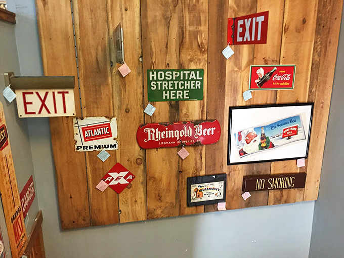 From beer advertisements to safety warnings, these vintage signs capture the spirit of bygone marketing magic.