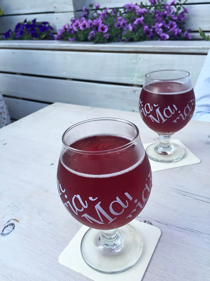 Summer in a glass! These brews are here to remind you that happiness is just a sip away on Kimski's charming patio.