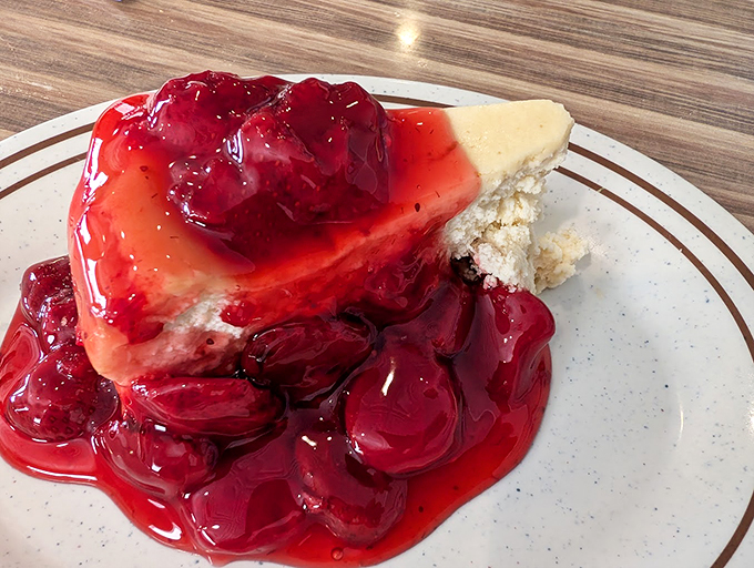 Cheesecake so smooth, it could teach a masterclass in suaveness. New York, eat your heart out! Photo credit: Bryan