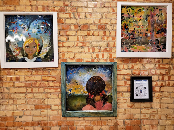 Where local art meets good eats. It's like dining inside a kaleidoscope of creativity!