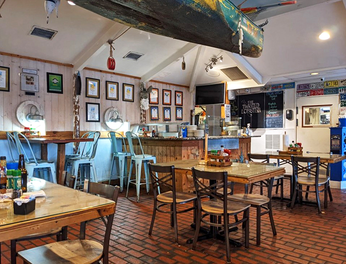 Awards on the wall and character in every corner. It's like your cool seafaring uncle decorated the place, and we're here for it!