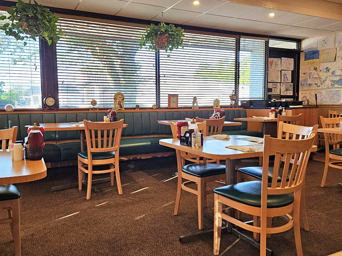 Pull up a chair and stay awhile! This dining room is where strangers become friends, and friends become family &ndash; all over a plate of something delicious. Photo credit: Gregg P.