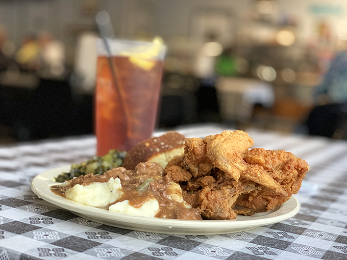 Southern hospitality, served to go! This takeout spread proves that good things come in Styrofoam packages. Your car's about to smell amazing! Photo credit: Judea Roams (Don & Sue Ellen)