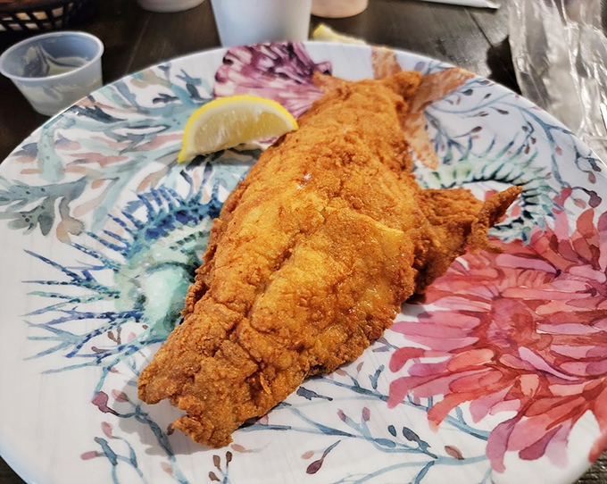 Golden, crispy, and oh-so-satisfying. This fried fish fillet is the comfort food of the sea, served with a side of nostalgia.