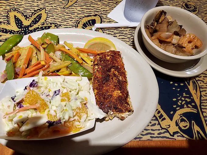 Mahi-mahi so fresh, it might still have its sea legs. Paired with vibrant veggies, it's a plate full of Florida sunshine. 