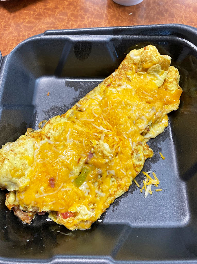 Eggs-cellence on a plate! This cheesy masterpiece is what breakfast dreams are made of. Sorry, diet. We're breaking up.