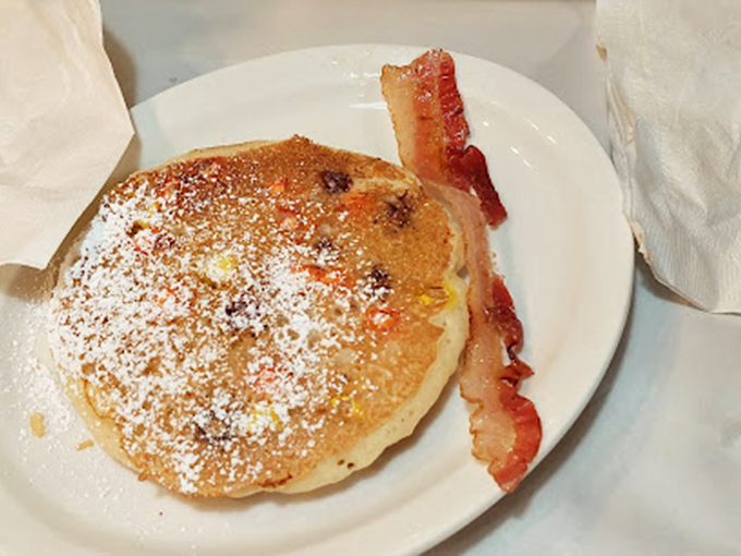 Pancakes so perfect, they belong in a museum. But let's be honest, they're much better on your plate than behind glass.