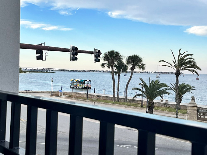 Dinner with a view? More like a view with a side of dinner. This waterfront vista turns every meal into a special occasion.