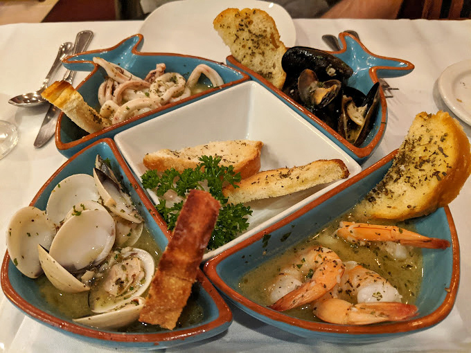 The catch of the day that'll have you hooked! This seafood medley is singing "Under the Sea" in perfect harmony.