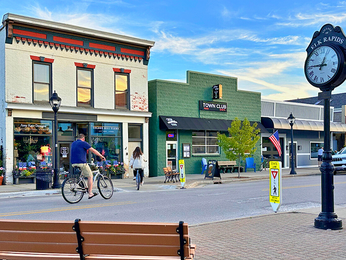 Elk Rapids: Where two lakes are better than one. It's a water lover's paradise with a side of small-town charm.