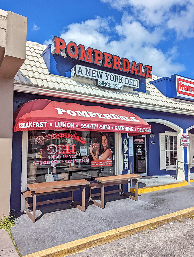 Pomperdale: A slice of the Big Apple in the Sunshine State. This deli doesn't just serve sandwiches &ndash; it serves New York attitude.