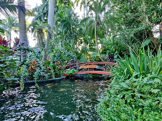 Eden's quirky cousin! This floral fever dream turns sinkholes into paradise. Take that, Mother Nature!