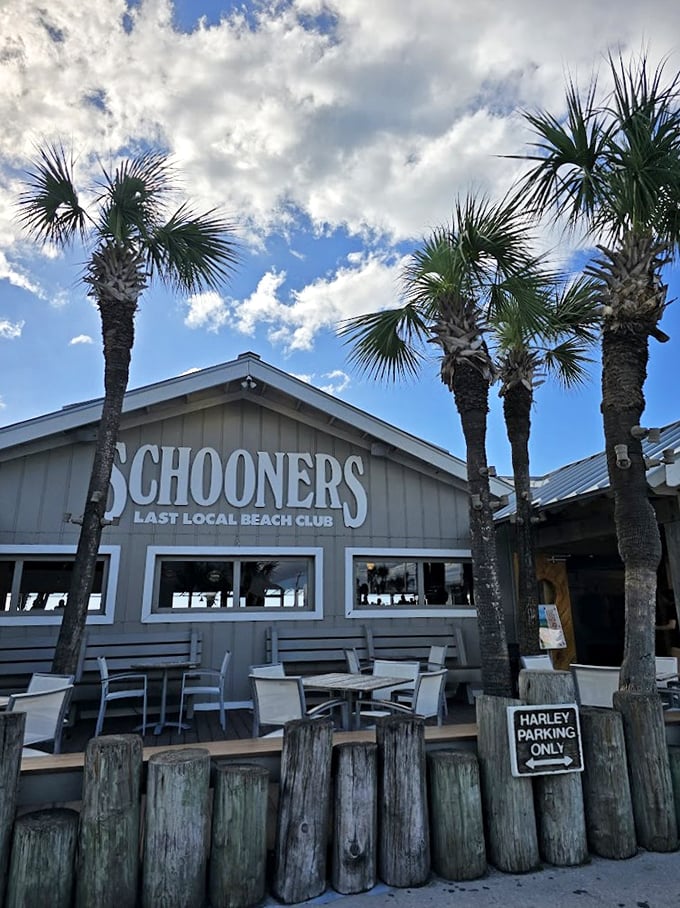 Sunset, seafood, and salty air &ndash; Schooners is the triple threat of beach dining. It's like a postcard you can eat!