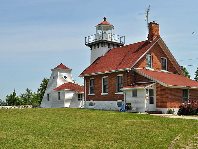 This 1883 charmer screams "lighthouse goals." Picnic on the grounds and pretend you're a 19th-century keeper living your best life. 