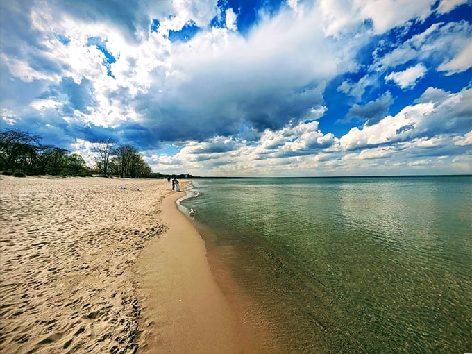 Sailboat solitude: When life feels like a storm, remember this moment of tranquility at Gillson Beach &ndash; your personal reset button.