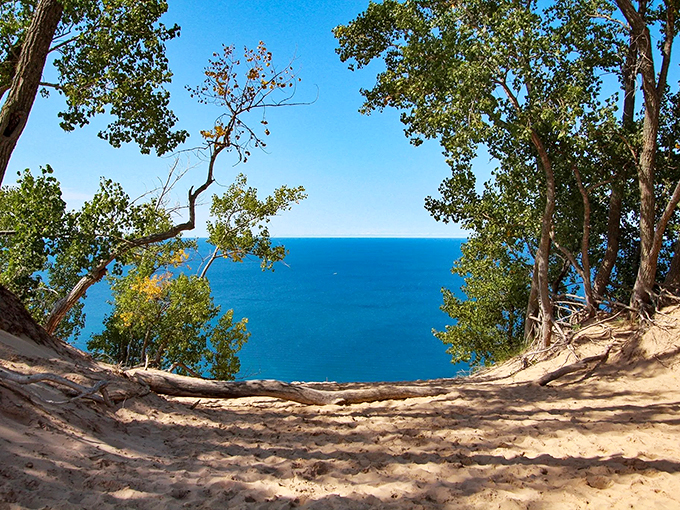 Sandy stairway to heaven! These dunes offer a climb that'll leave you breathless, both from the effort and the view.