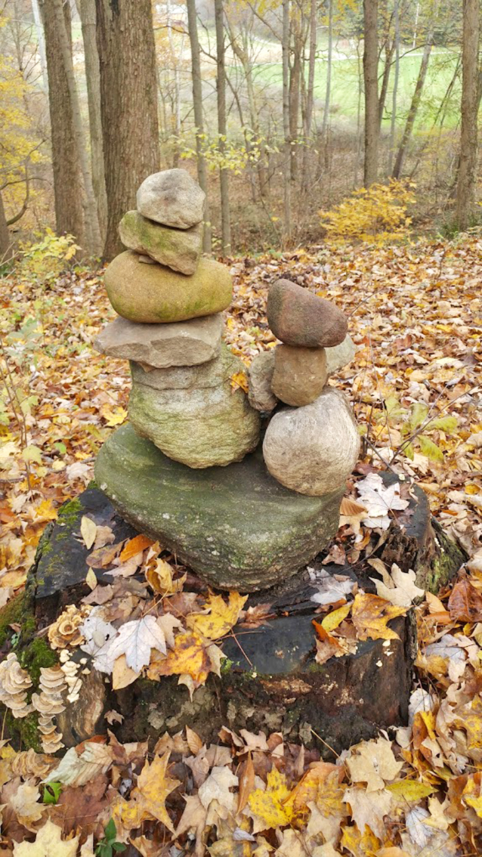Rock-solid artwork or nature's Jenga? These balanced stones challenge both gravity and your assumptions about outdoor art.
