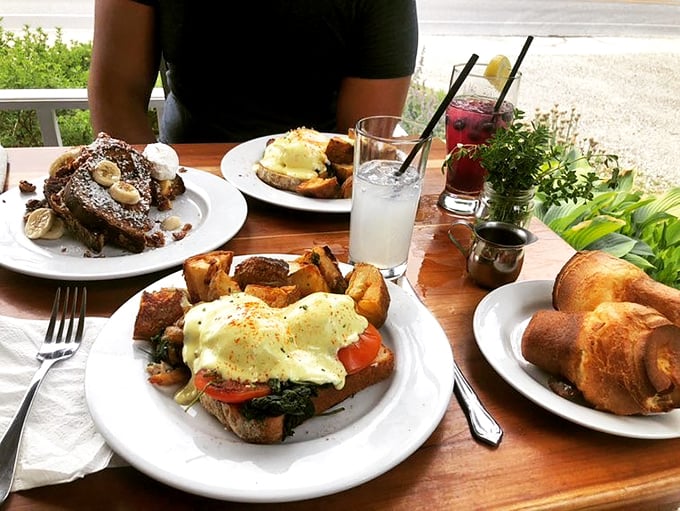 A breakfast spread that's more photogenic than your entire Instagram feed. #NoFilterNeeded